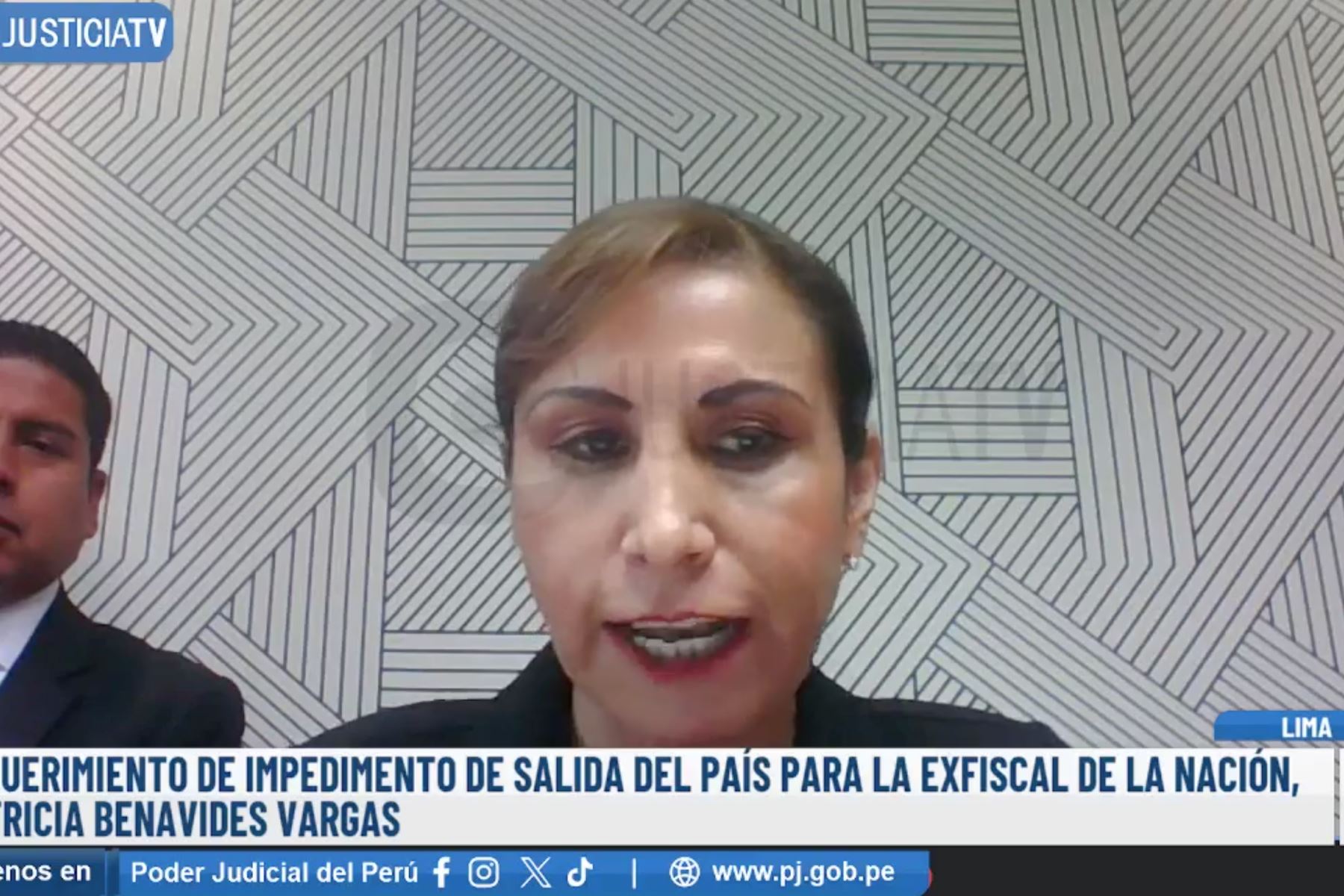 Patricia Benavides Pj Notificará A Las Partes Decisión Sobre