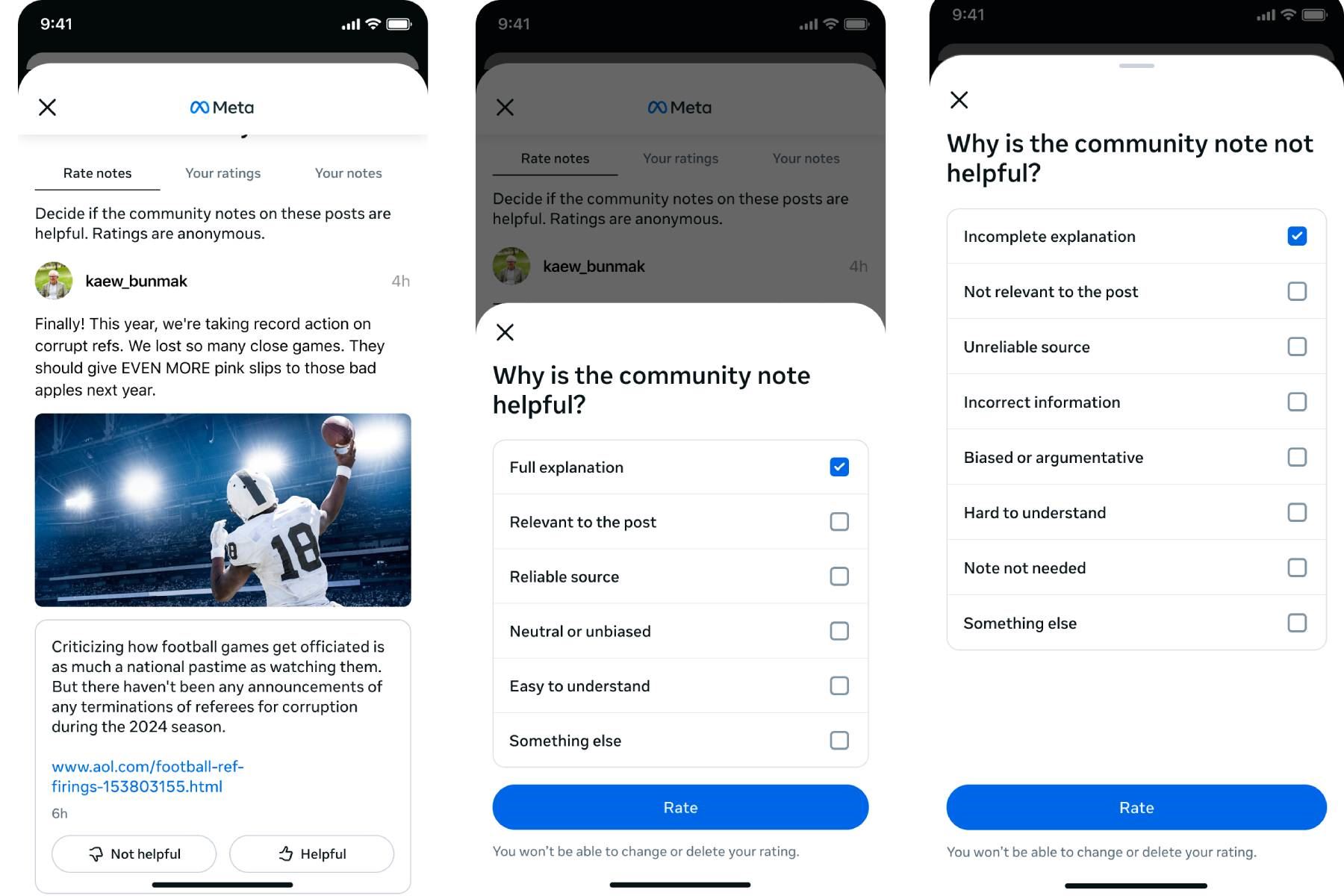 Meta prueba Notas de la Comunidad en Facebook, Instagram y Threads – ACCESOPERU